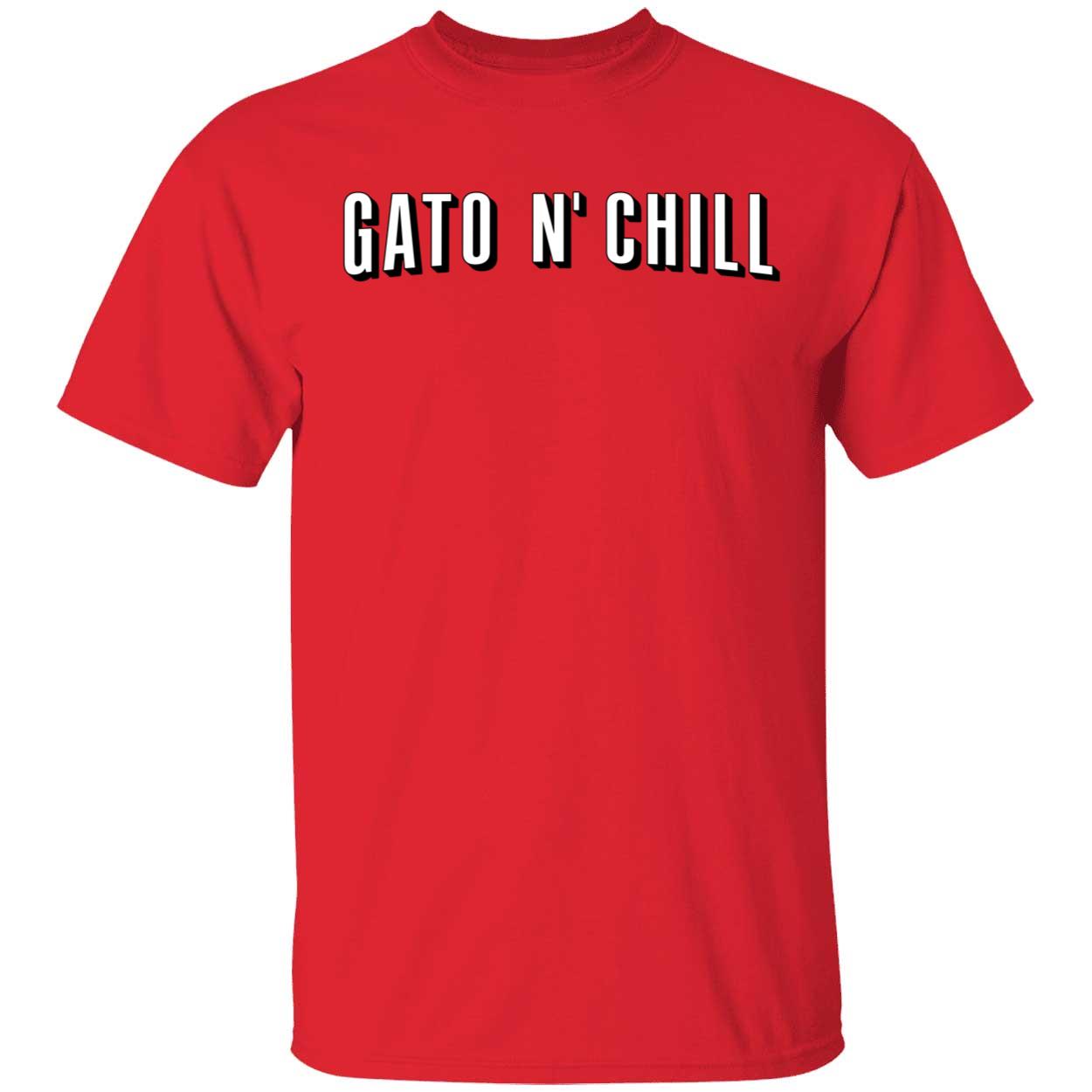 Gato N' Chill Ladies Boyfriend Shirt