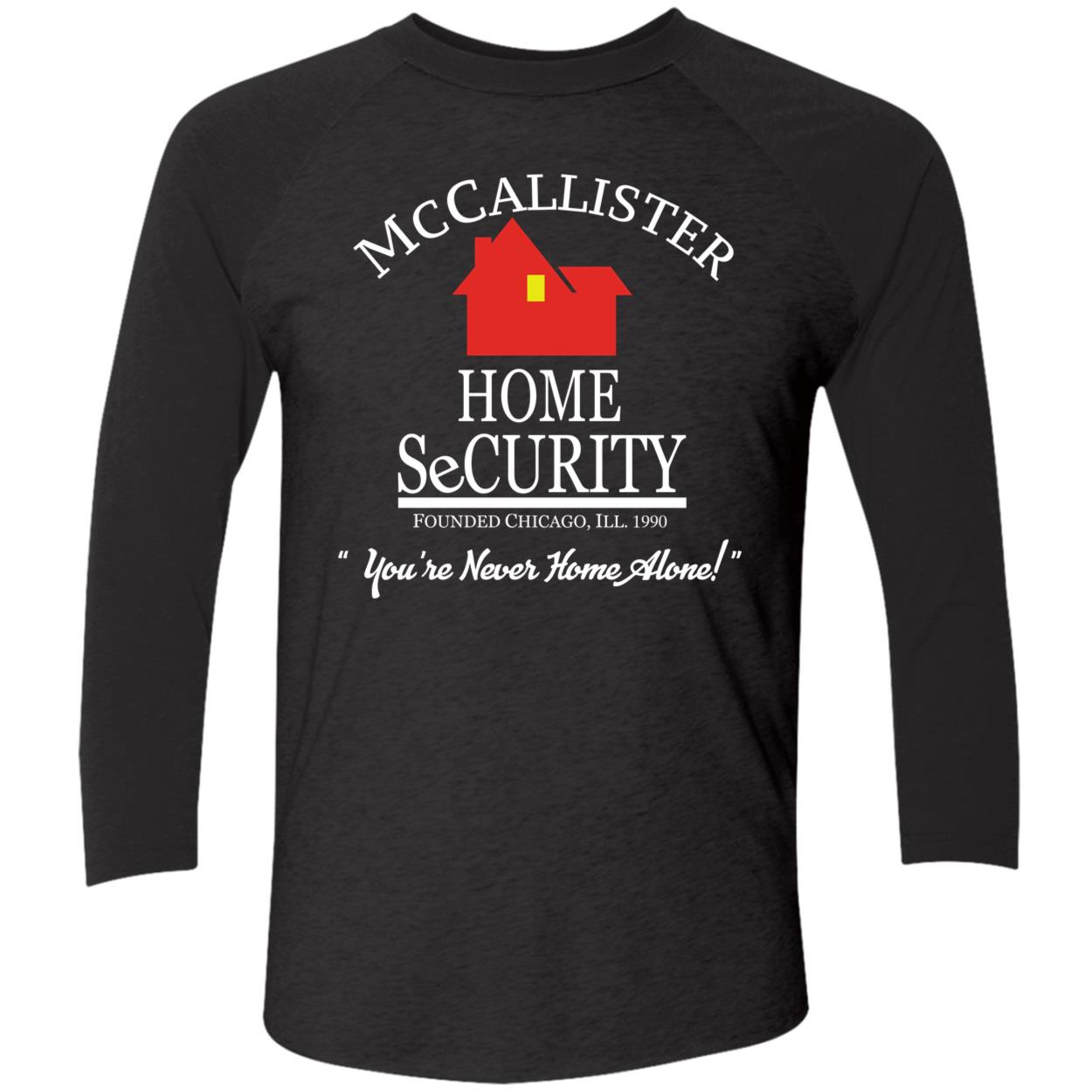 McCallister Home Security You're Never Home Alone Shirt