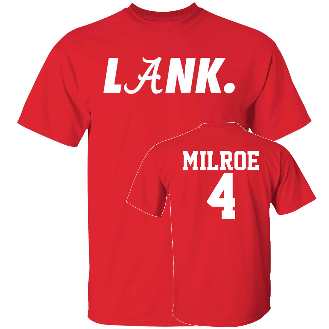 [Front+Back] Jalen Milroe Lank Shirt
