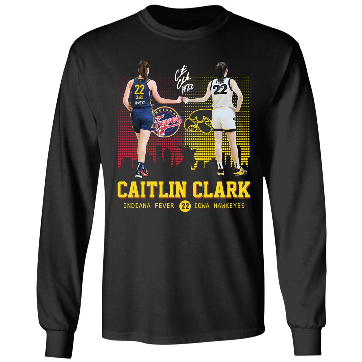 Caitlin Clark Indiana Fever 22 Iowa Hawkeyes Shirt