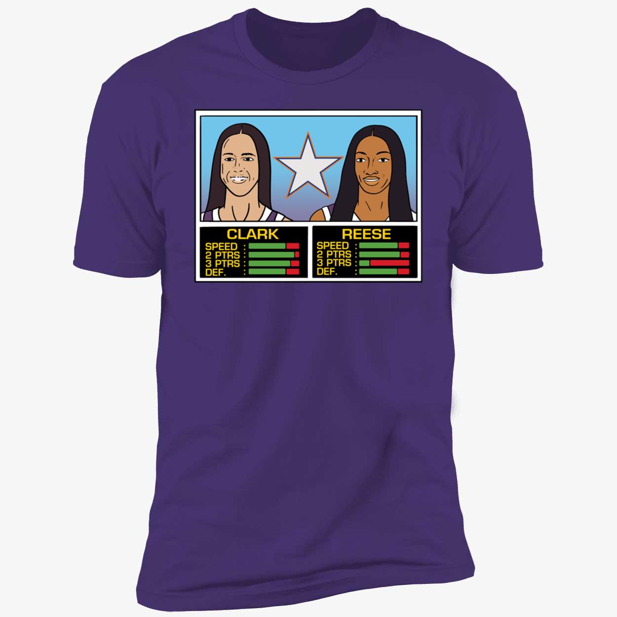 Caitlin Clark And Angel Reese Wnba All-star Jam 2024 Premium SS T-Shirt