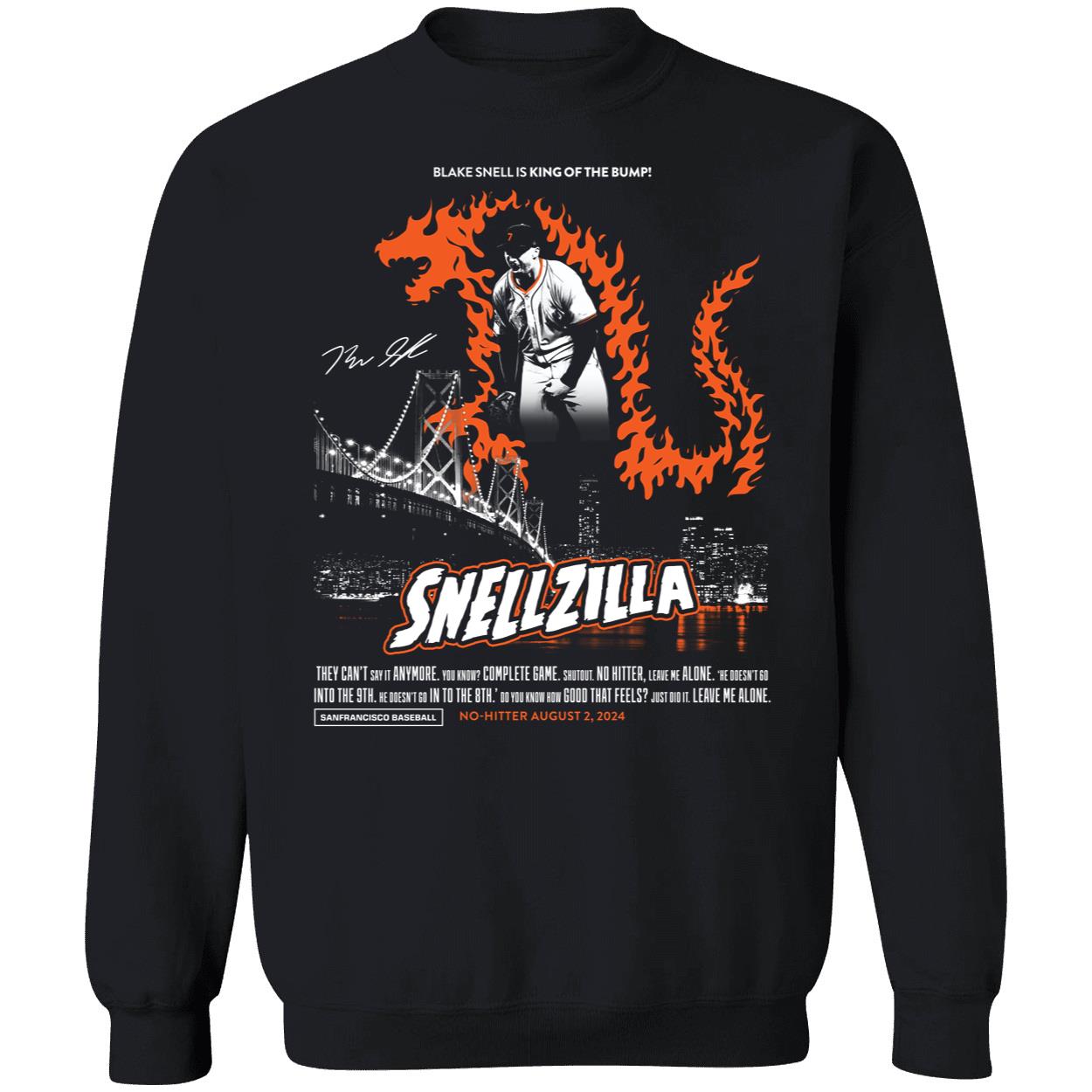 Blake Snell Snellzilla No Hitter Hoodie 2111