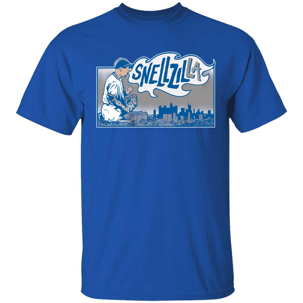 Blake Snell Snellzilla La Long Sleeve Shirt 0282